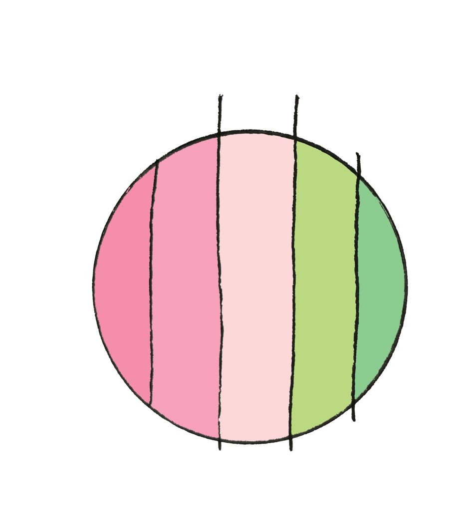 art every day number 313 / colour sketch / pink pink 00 55 - JANET BRIGHT