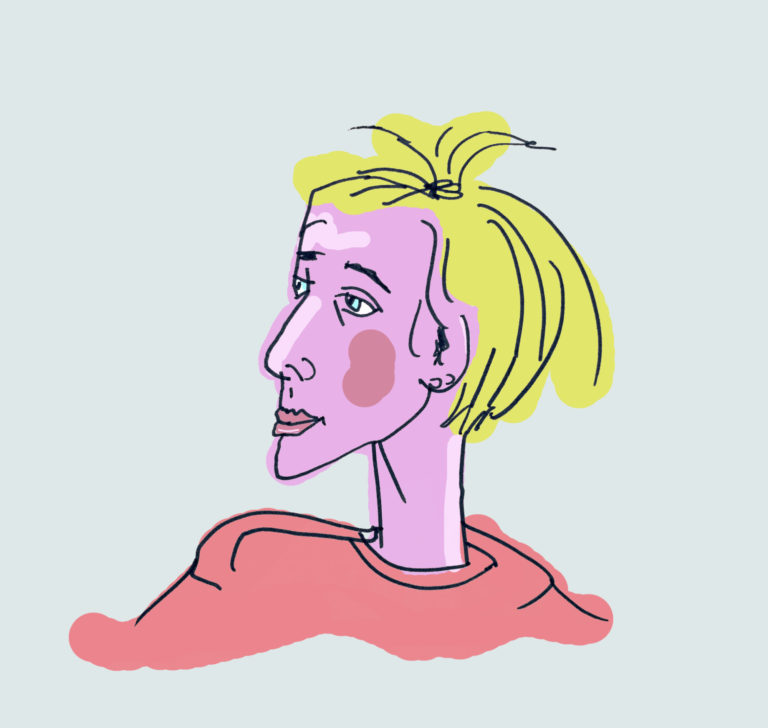 art every day number 687 / illustration / maloney baloney - JANET BRIGHT